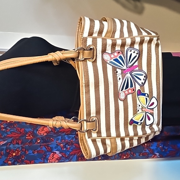 Rosetti | Bags | Rosetti Crossbody Bag Stripes With Butterflies | Poshmark